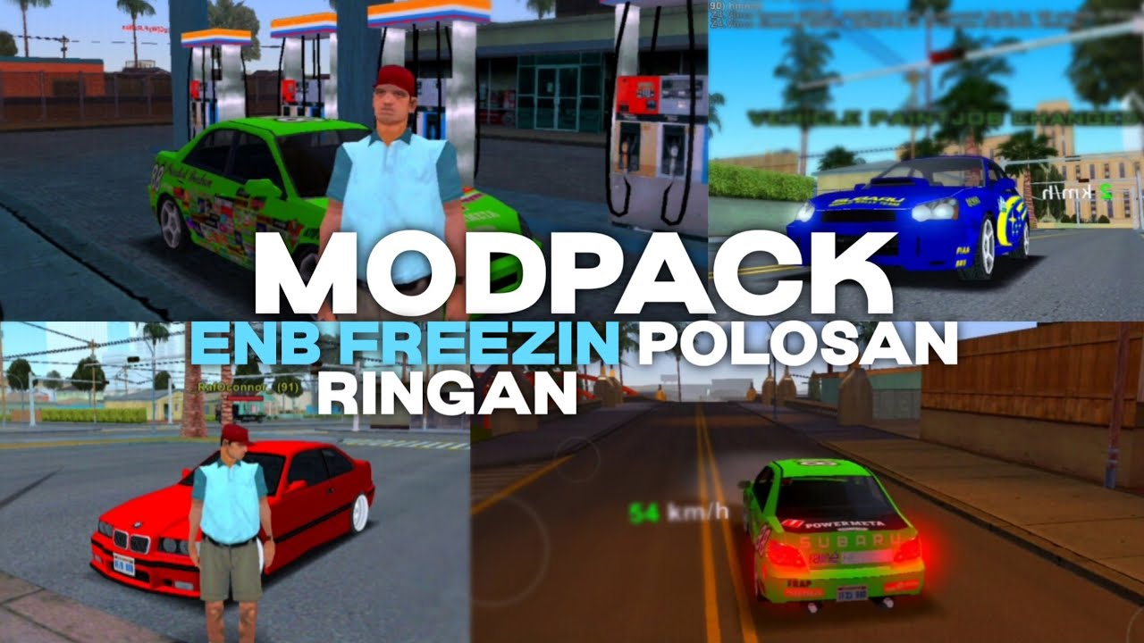 SHARE MODPACK ENB FREEZIN MIRIP PC POLOSAN RAMAH HP SPEK LOW!! - YouTube