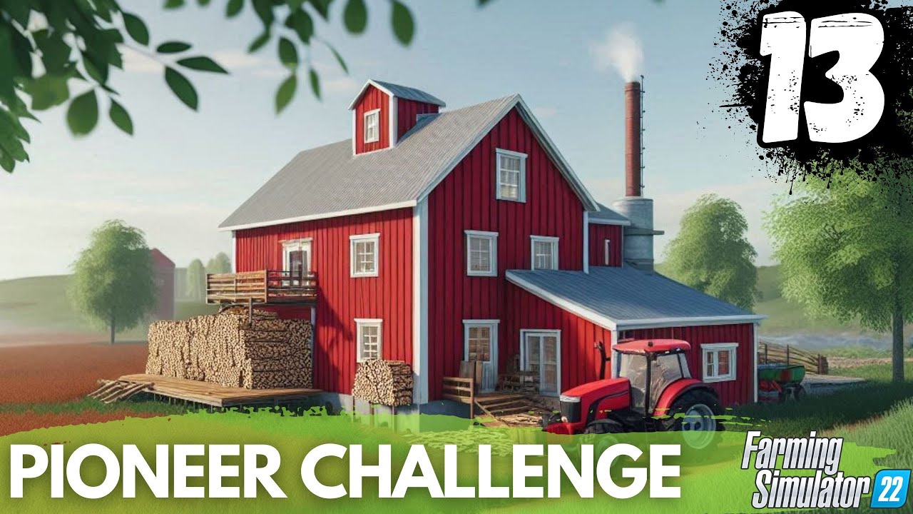 Firewood & another field! | FS22 Alone in the World Pioneer Challenge ...