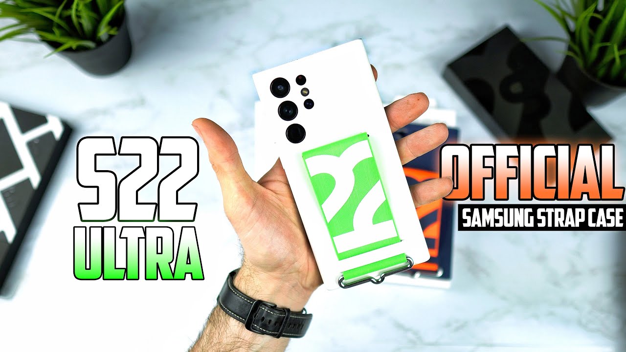 Samsung S22 Ultra - (Official) Silicone Strap Case - YouTube