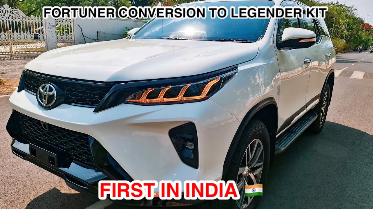 FORTUNER CONVERSION TO LEGENDER KIT || POONA MOTORS PVT LTD - YouTube
