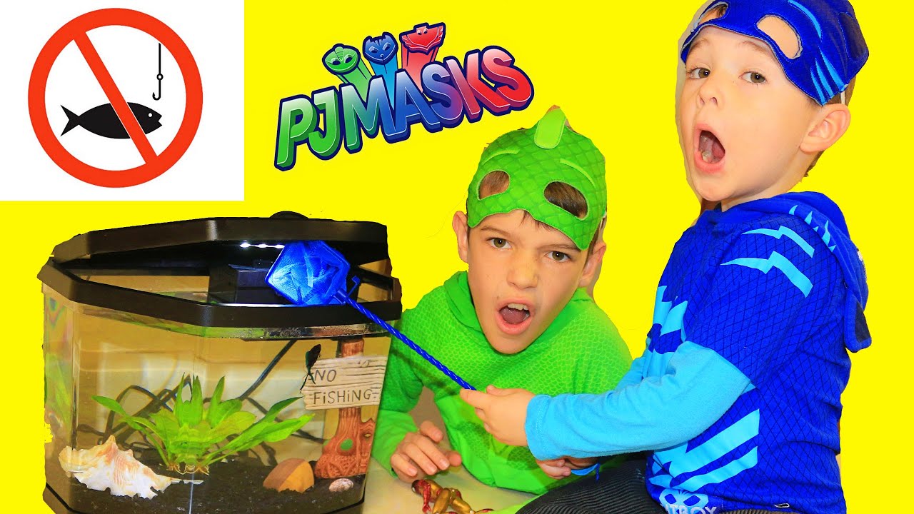 PJ Masks CATBOY'S SPECIAL MISSION FAIL! Operation Fish! Catboy Doesn't ...