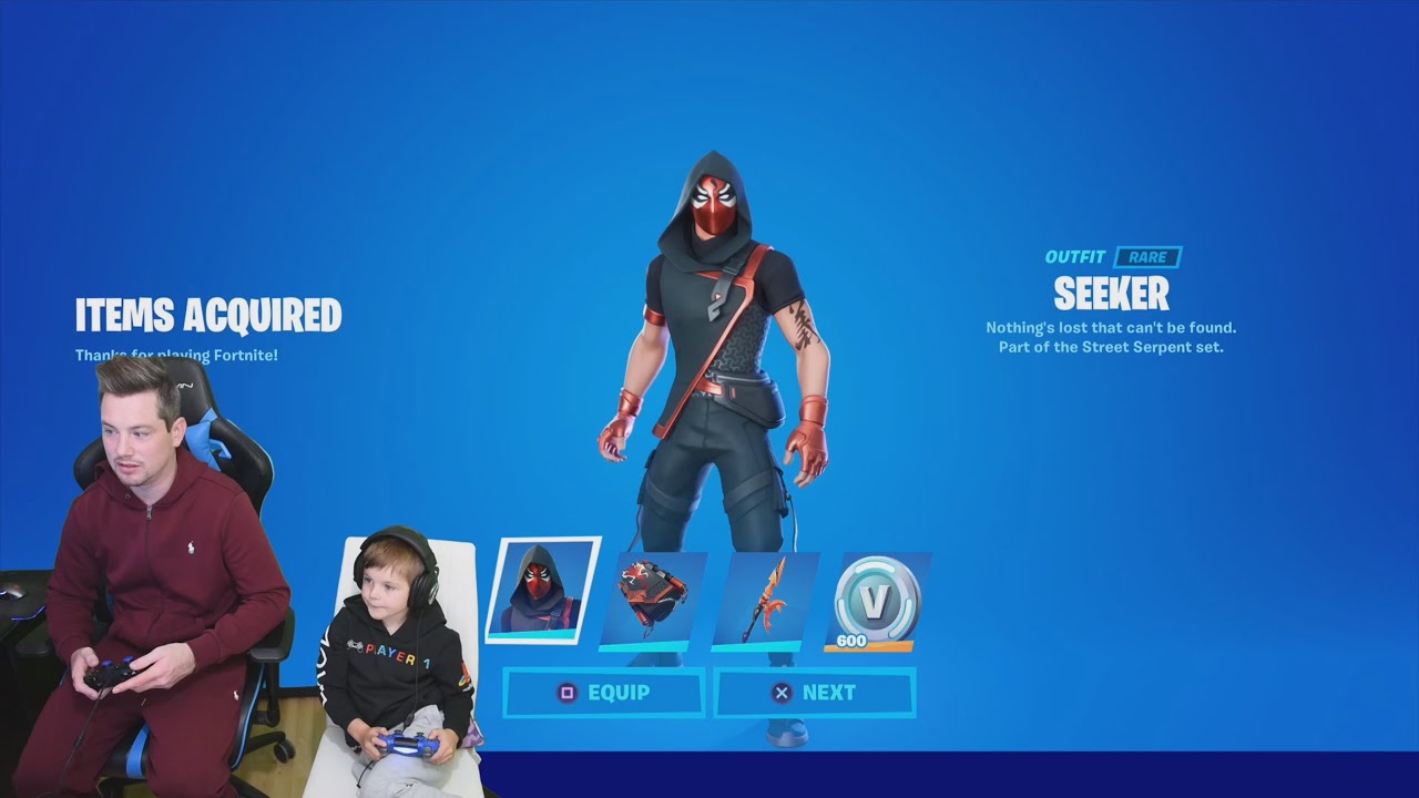 TRUMAnn Giving His 6 Year Old Kid NEW Fortnite STREET SERPENT Bundle ...