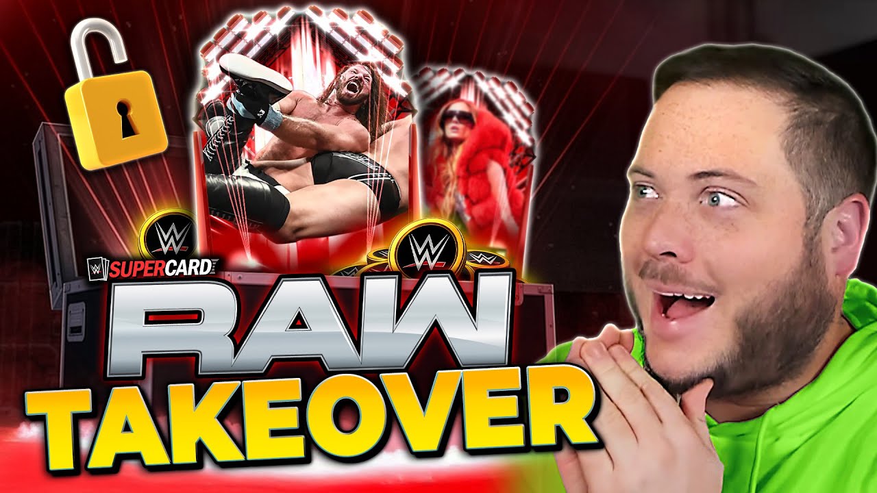 Unlocking SPECIAL RAW Takeover Cards in WWE SuperCard! 🔓 FREE Backstage ...