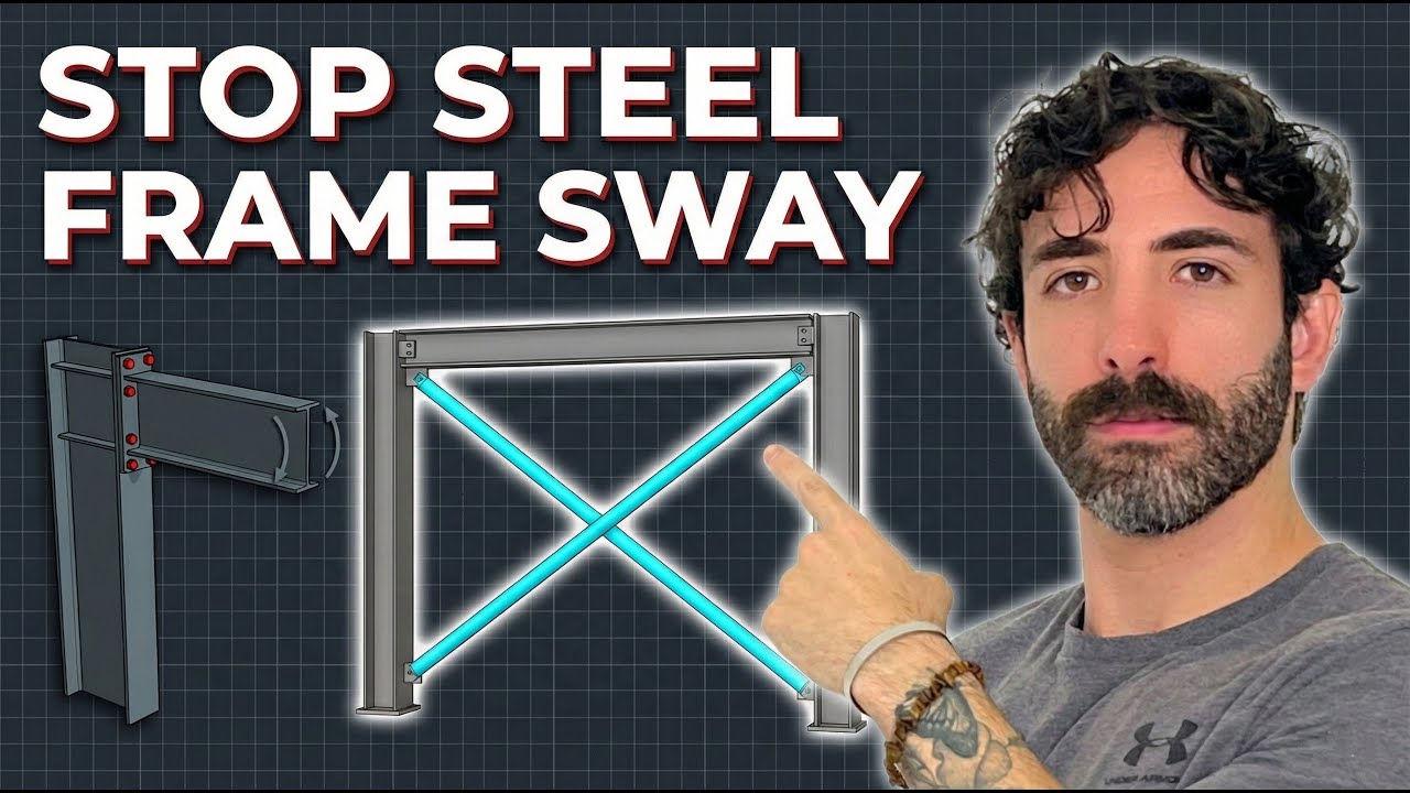 How to design stiff STEEL structures without heavy beams - YouTube