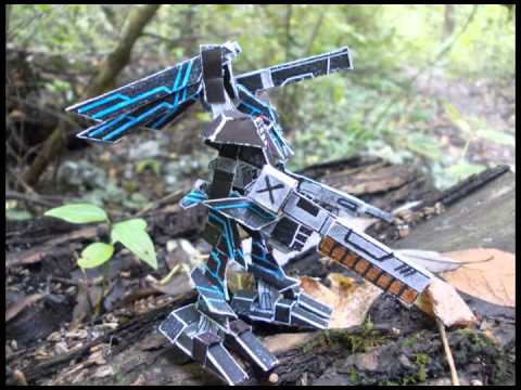 Mech (paper model gallery) - YouTube
