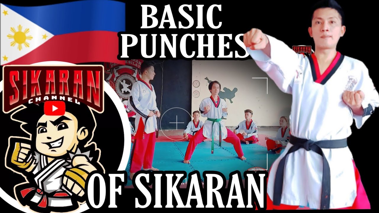 #SIKARAN 🇵🇭 | 3 BASIC PUNCHES (Tatlong Uri ng Suntok ng Sikaran) - YouTube