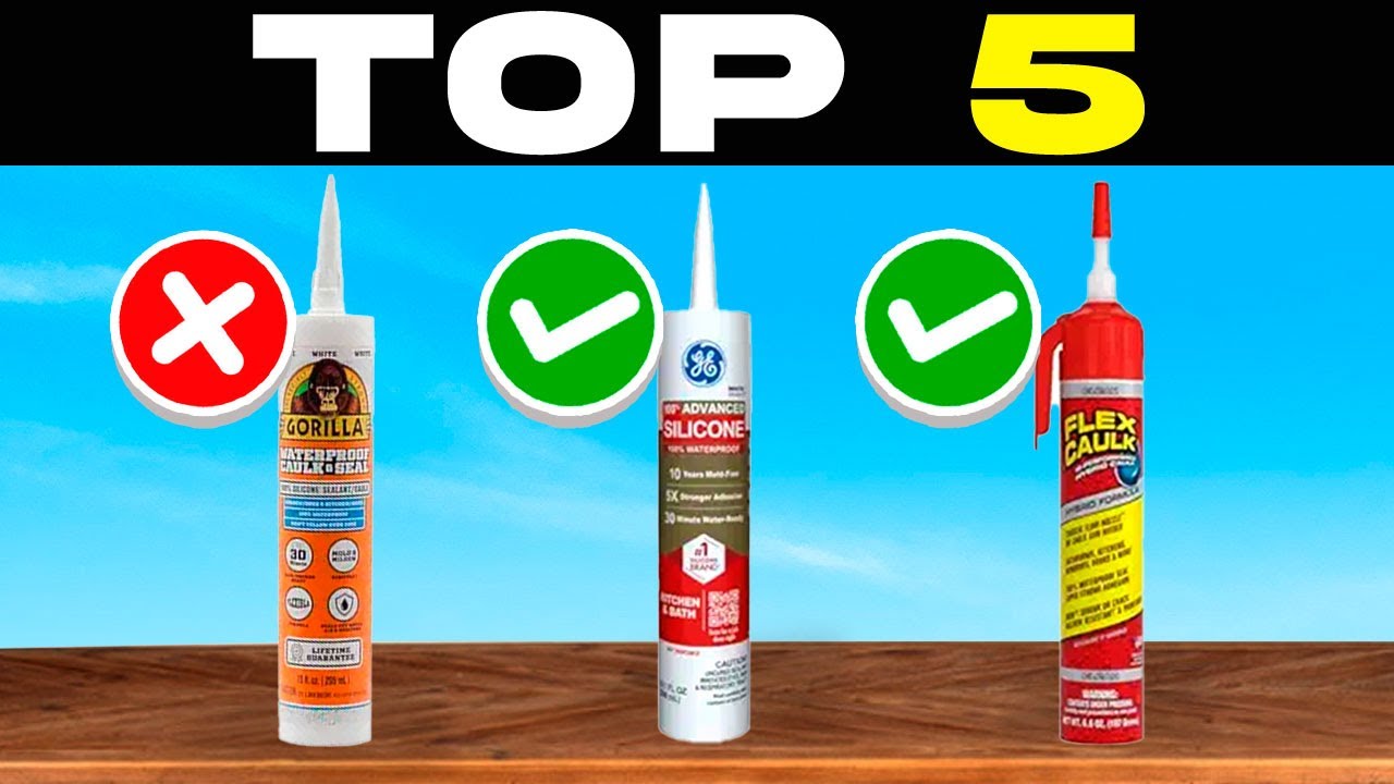 TOP 5 BEST SHOWER CAULK for Showers and Tubs 2026 | Best Rated CAULK ...