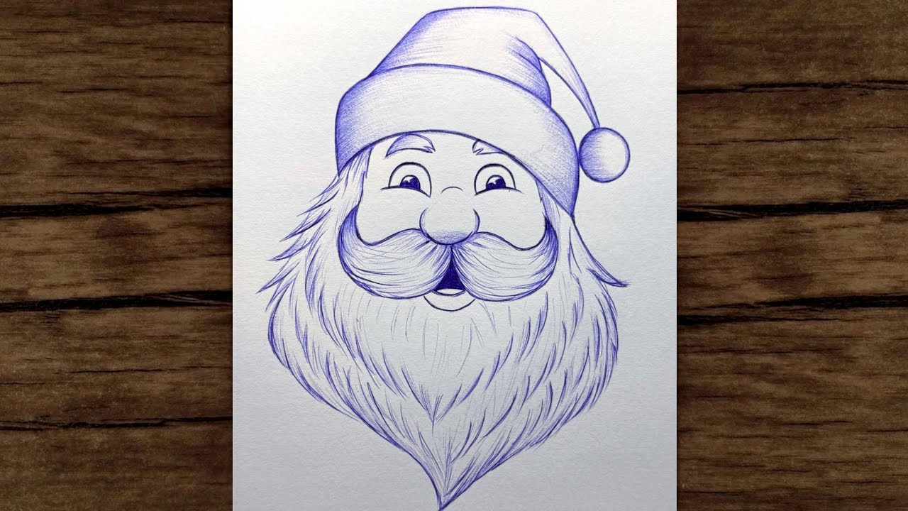 How to draw Santa Claus Step by step for beginners | easy drawing ...