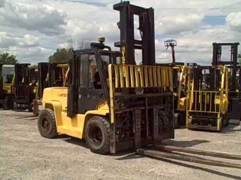Forklift Hyster 155 - YouTube