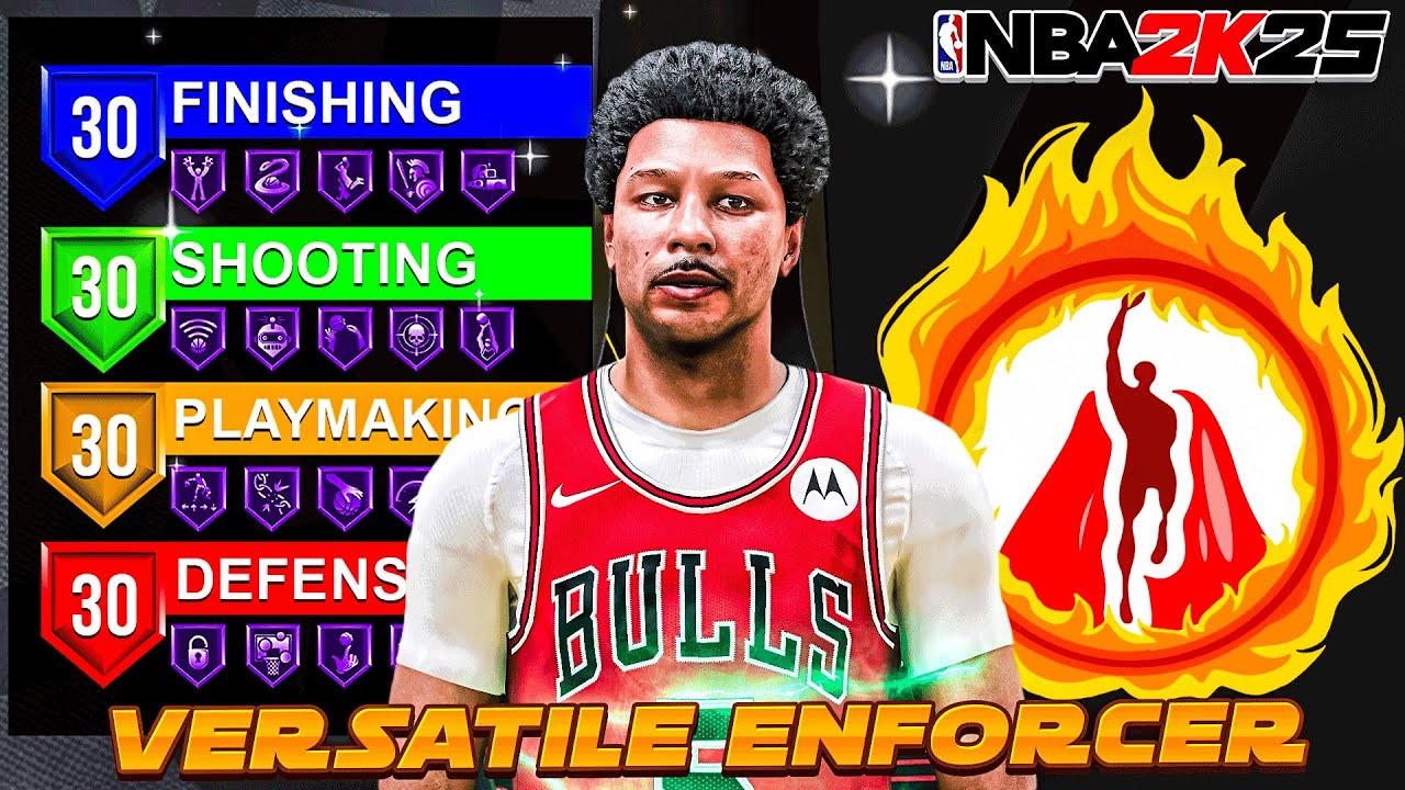 This 7 FOOT "VERSATILE ENFORCER" CENTER BUILD is AMAZING On NBA 2K25 ...