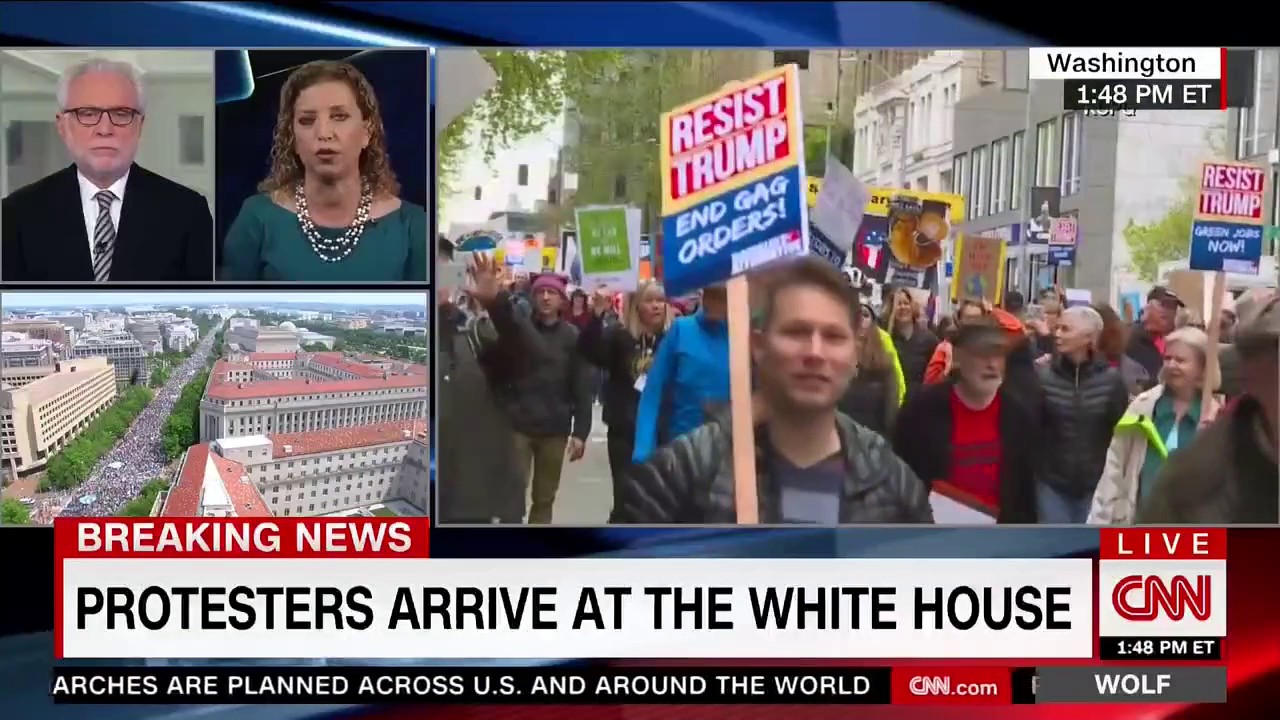 CNN: Debbie Wasserman Schultz on Trump's First 100 Days - YouTube