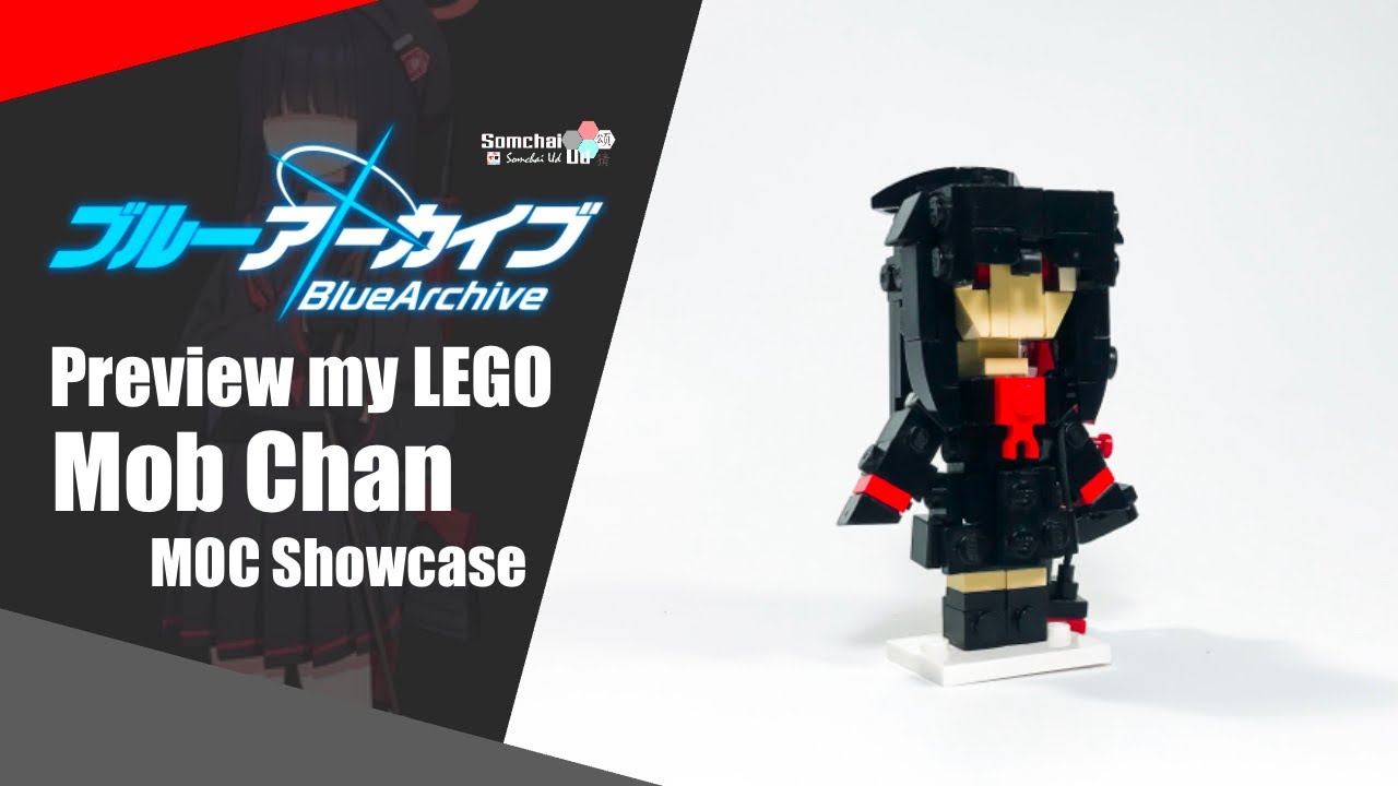 Preview my LEGO Blue Archive Mob Chan Chibi | Somchai Ud - YouTube