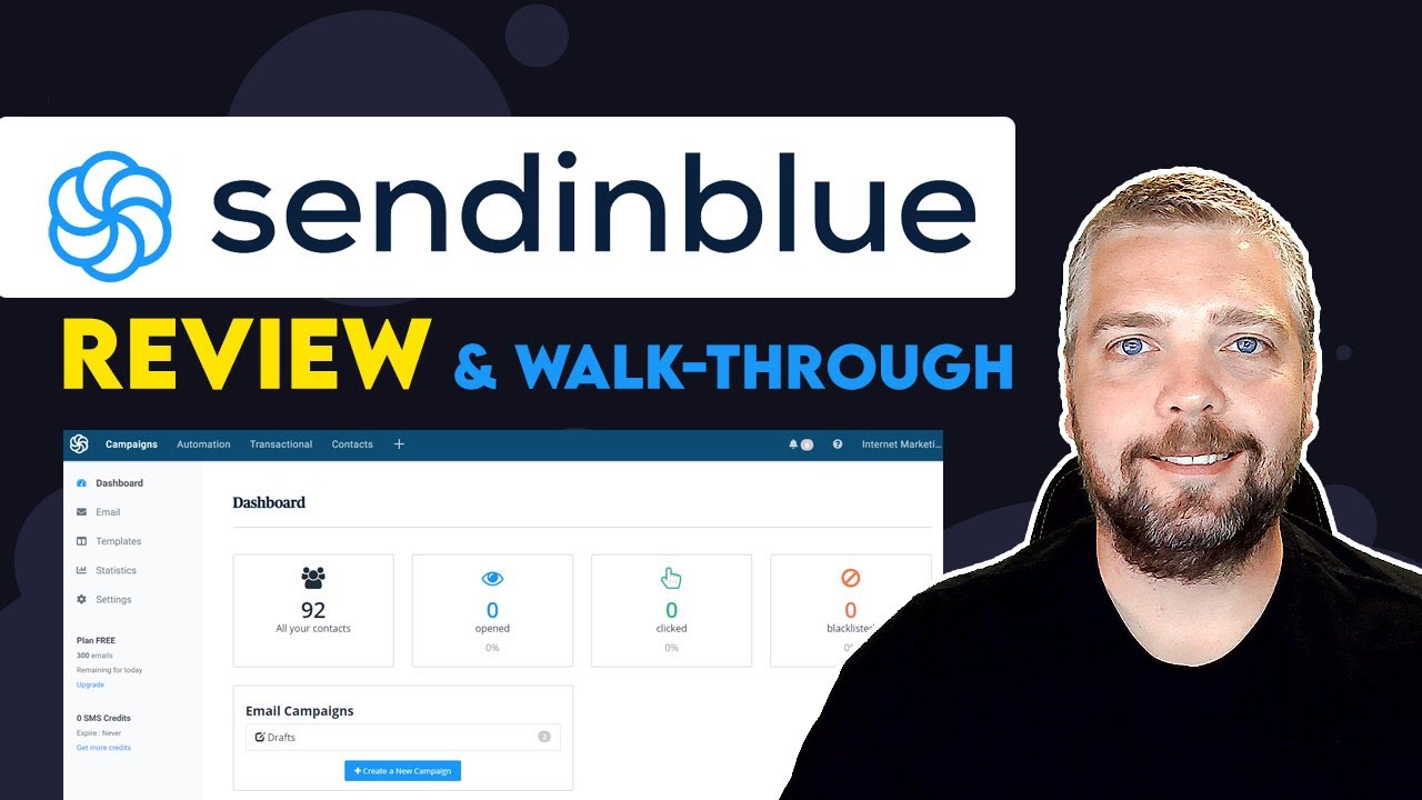 SendInBlue Review and Demo | SendInBlue Tutorial - YouTube