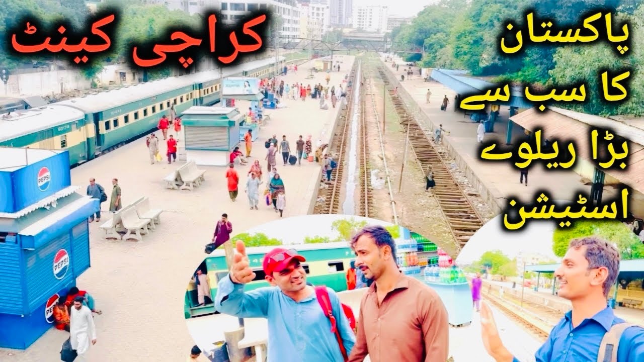 One Day Train Journey in Pakistan - Pakistan railways 🚃 station Karachi ...