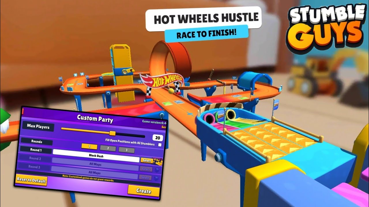 New Map And Custom Party is Here in Stumble Guys - YouTube