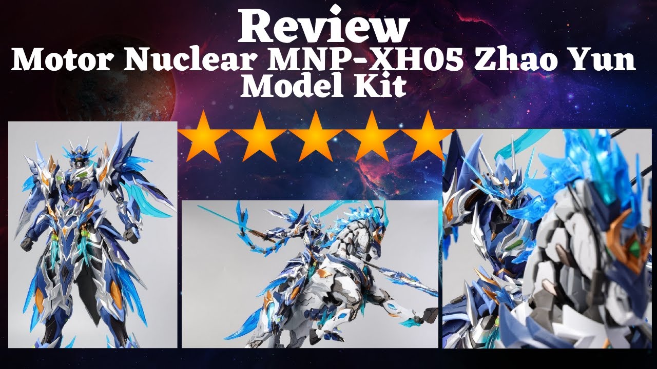 Review - Motor Nuclear MNP-XH05 Zhao Yun Model Kit - YouTube