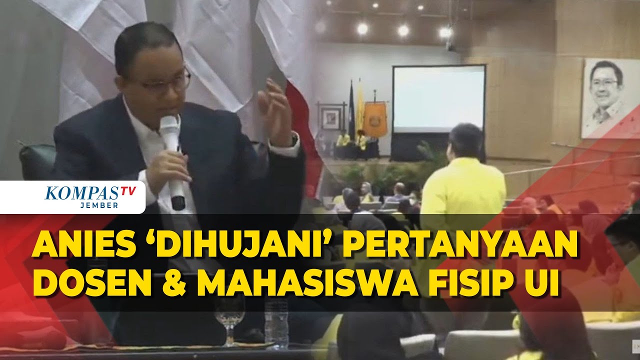Momen Anies Baswedan ‘dihujani Pertanyaan Dari Mahasiswa Hingga Dosen