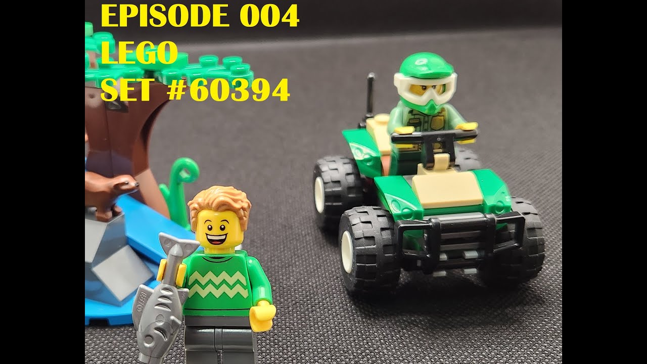 Episode 004. Building Lego set #60394. ATV and Otter Habitat. - YouTube