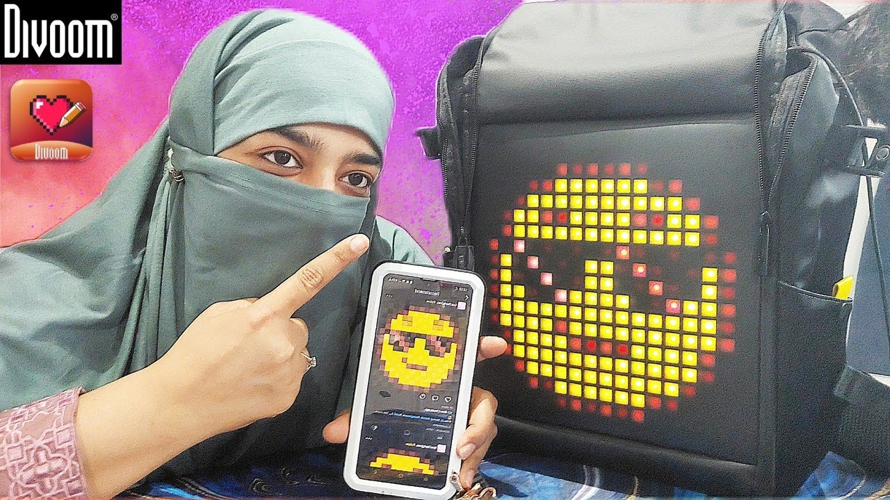 Divoom Pixoo Backpack-M - Highly Customizable With Divoom App ...