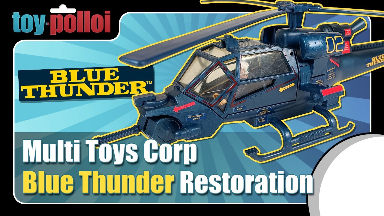 Vintage Blue Thunder Toy Restoration - Toy Polloi - YouTube