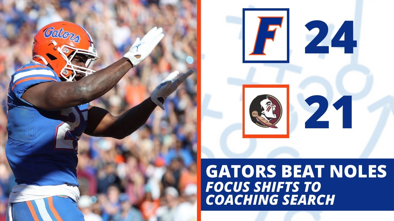 Gators Breakdown: Gators beat Noles | Focus shifts to coaching search ...