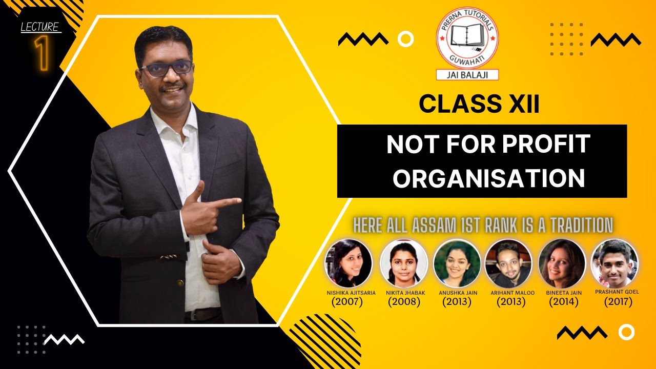 NPO II Lecture - 1 II By Ramesh Gupta Sir II PRERNA TUTORIALS II H.S Class 12 Accountancy - YouTube