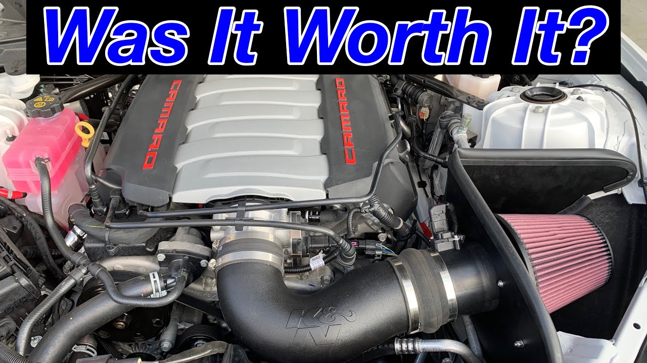2019 Camaro 2SS K&N Intake Review, Pulls WOT. Was it worth it? - YouTube