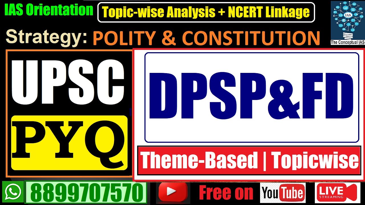 Polity & Constitution based PYQs: DPSP & FD #UPSC_Prelims_2026 - YouTube