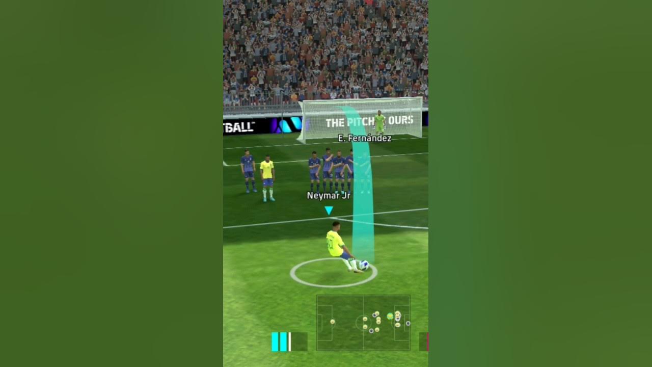 como bater falta no efootball - YouTube