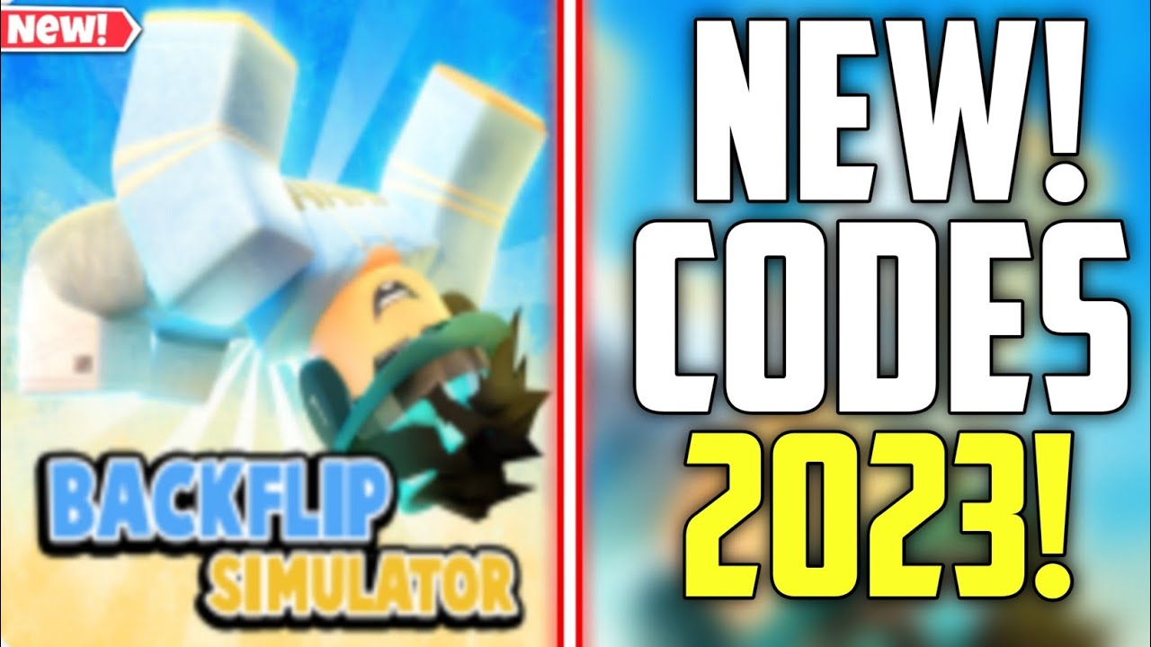 ALL NEW UPDATE WORKING CODES FOR BACKFLIP SIMULATOR 2023 || BACKFLIP ...