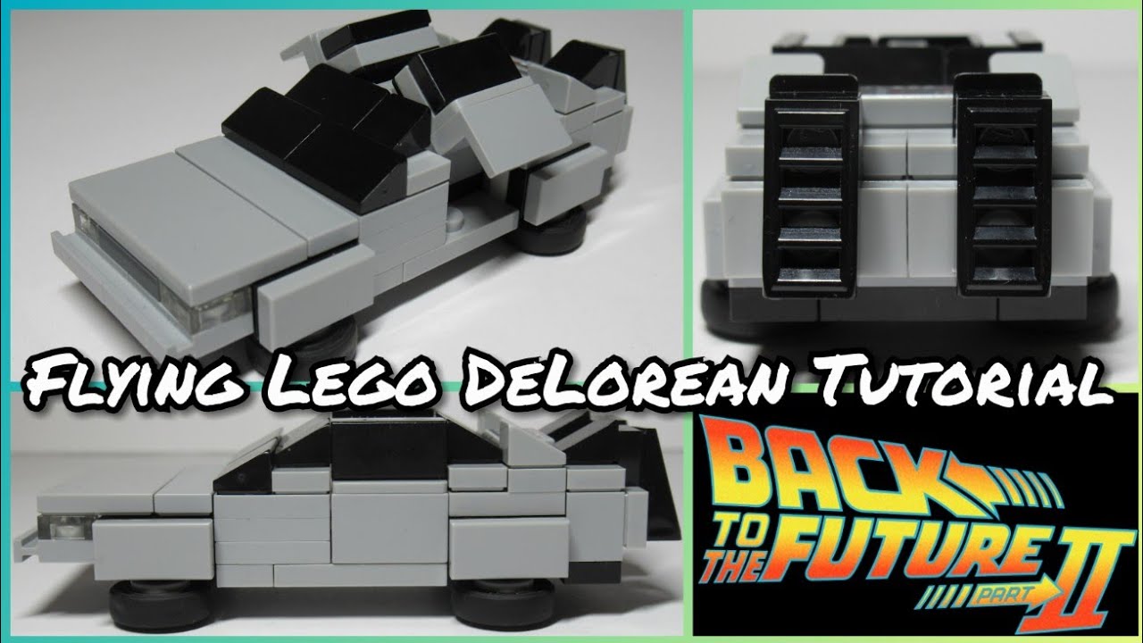 Flying Lego DeLorean Tutorial (MOC) - YouTube