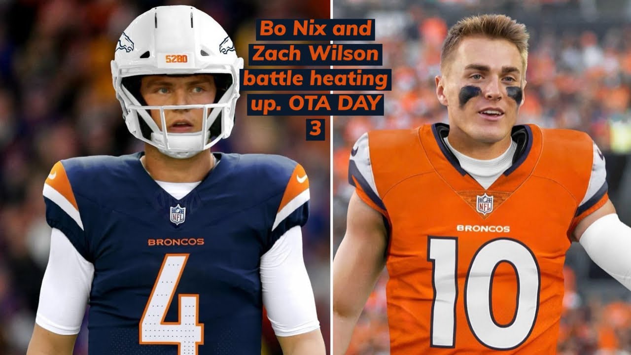 WOW! BO NIX vs Zach Wilson Battle HEATING UP @ Denver Broncos OTA’s Day ...