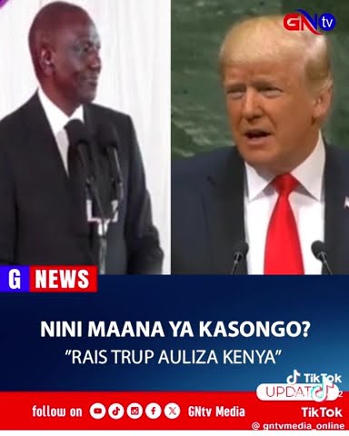 Trump asking the meaning of kasongo - YouTube