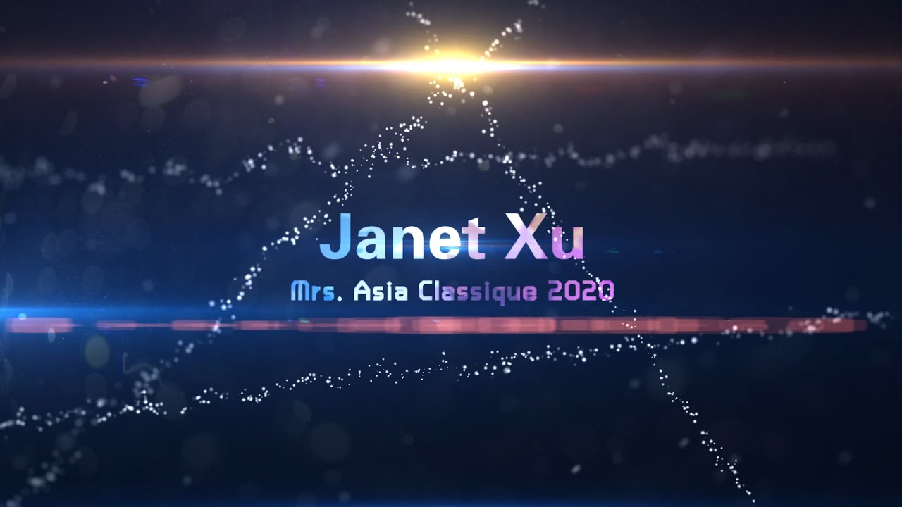 The Most Beautiful Lady Mrs. Asia Classique 2020 Janet Xu | U2 STUDIO ...