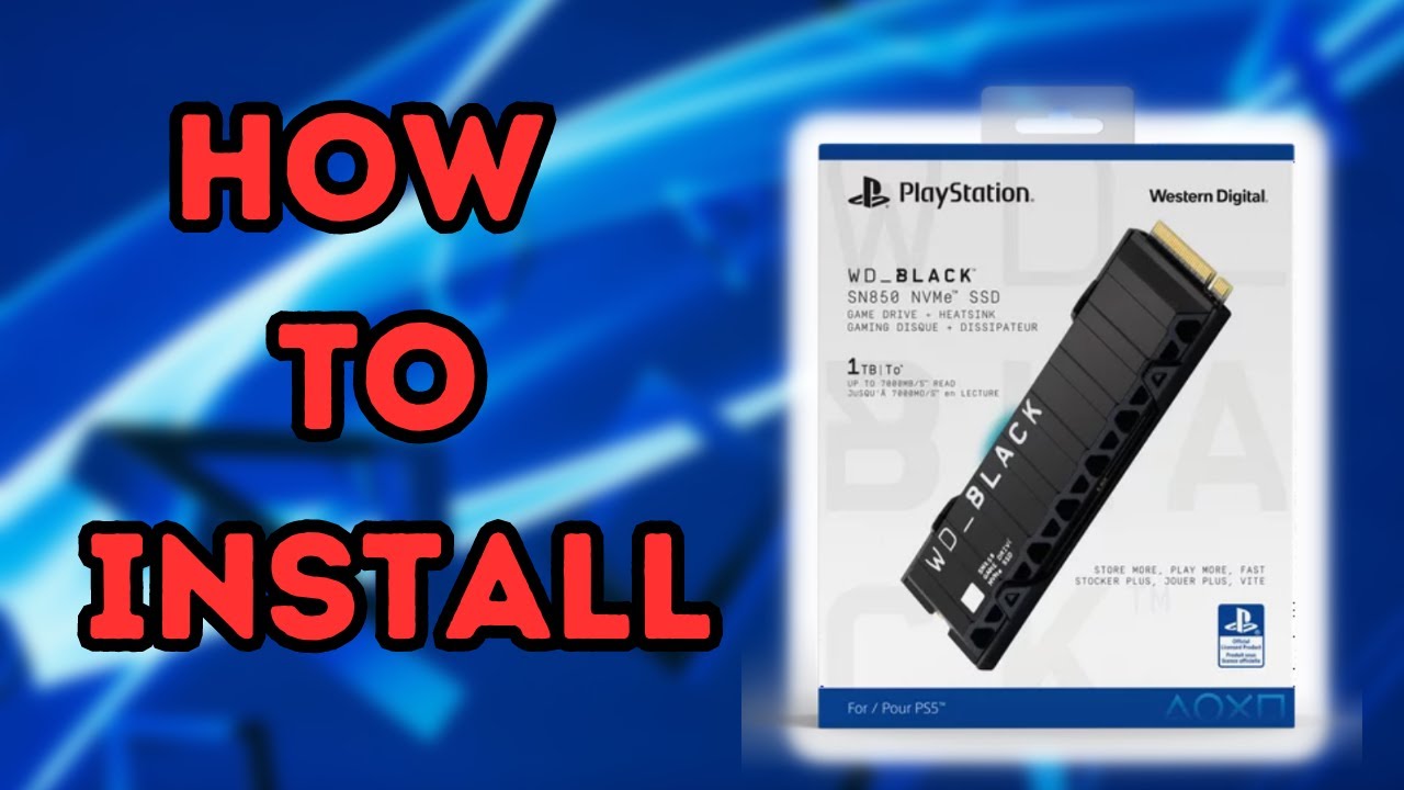 HOW TO INSTALL A PS5 SSD[2023] WD - YouTube