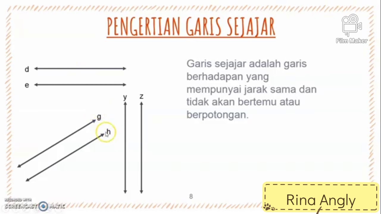 KELAS 4 MATEMATIKA (PENGERTIAN TITIK, GARIS, RUANG GARIS, DAN SINAR ...