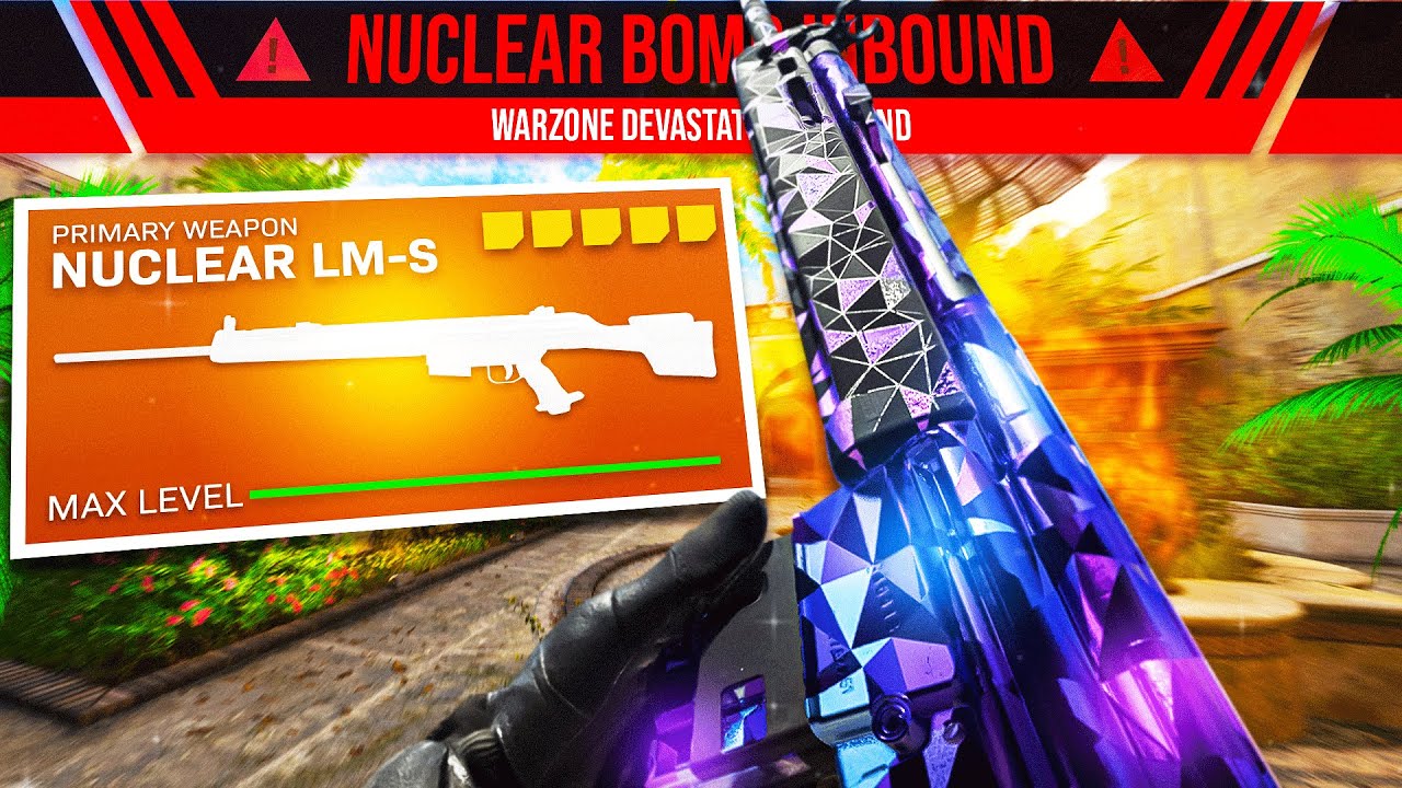 NUKE WITH EVERY GUN IN WARZONE!! (LM-S) - YouTube