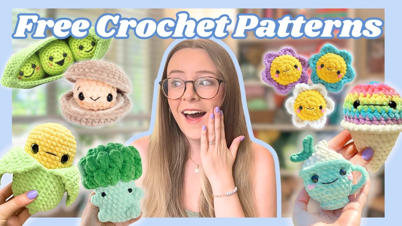 20+ FREE Amigurumi Crochet Patterns (No-Sew and Low-Sew)! - YouTube