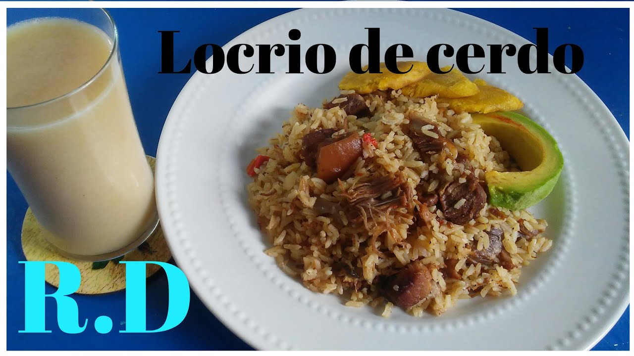 LOCRIO DE CARNE DE CERDO DOMINICANO||JUGO DE GUAYABA - YouTube