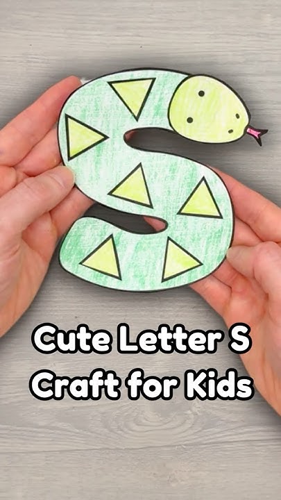 Kids LOVE This Letter s Snake Craft - YouTube