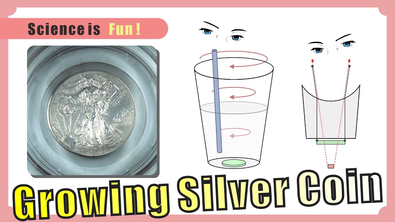 Science experiment about the Growing Silver Coin at home. - YouTube