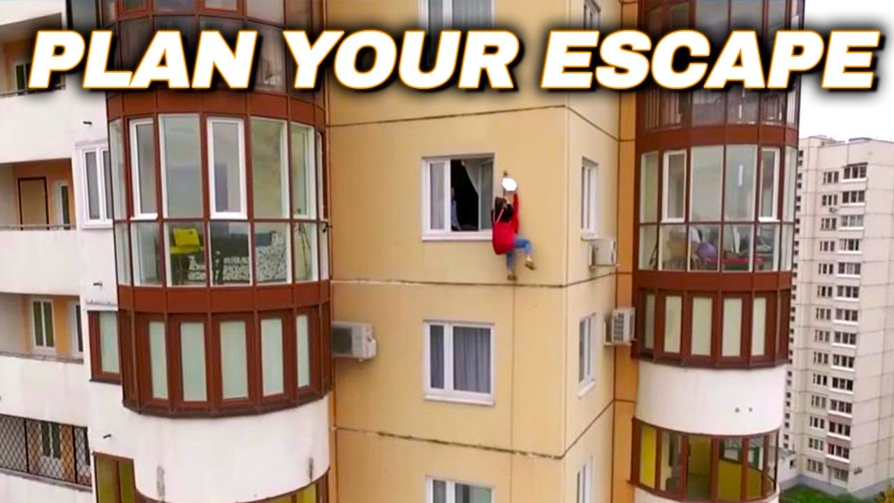 How To ESCAPE a Burning High-Rise. High-Rise Self-rescuer - YouTube