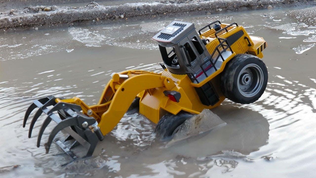 RC Adventure 1/18 Excavator - Remote Control Timber Grab Skidder ...