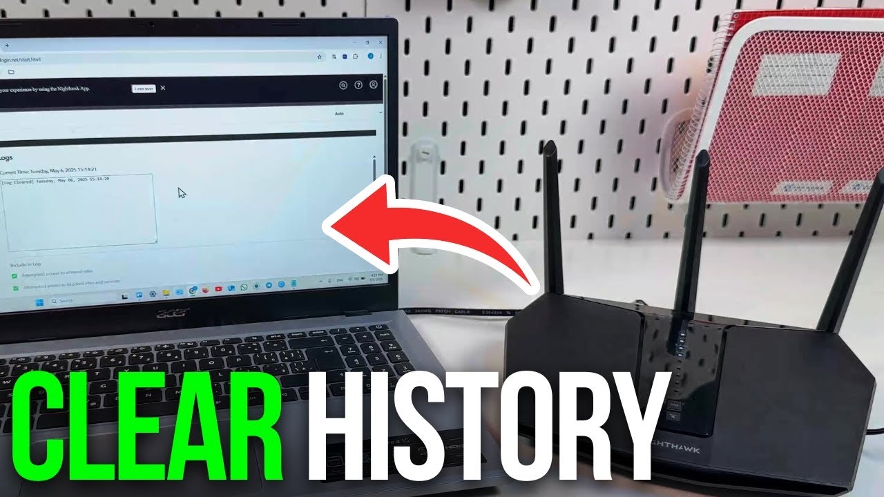 How to Clear History on Your Netgear Nighthawk Router - YouTube