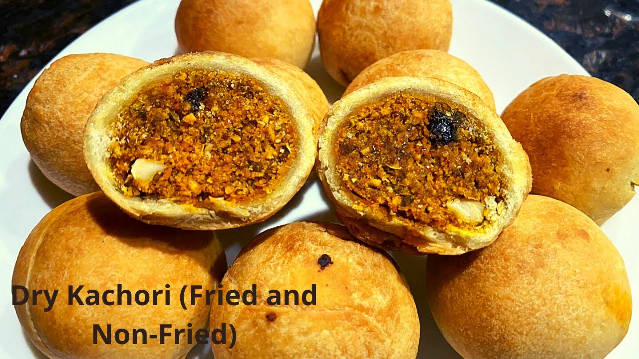 Dry Kachori | Kachori in Air fryer (Fried & non-fried Versions) | જામનગરની પ્રખ્યાત મસાલેદાર ...