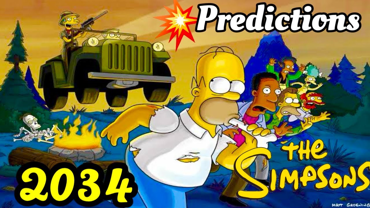 Simpsons' 2034 Predictions Future Unveiled - YouTube