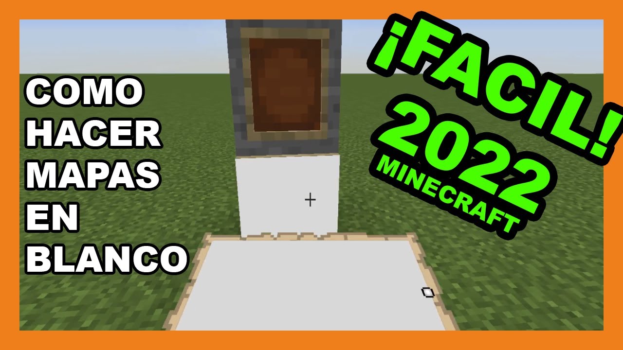 COMO HACER MAPA en BLANCO MINECRAFT! [+minecraft 2022 +life hacks +guia ...