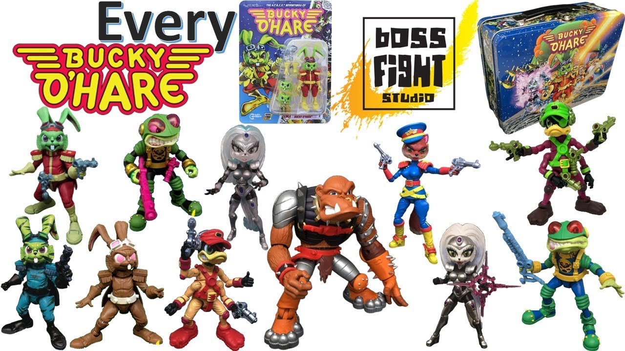 Every Boss Fight Studio Bucky O'Hare Action Figure Comparison List - YouTube