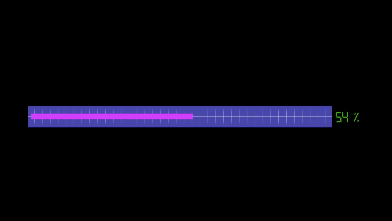 80s progress bar - YouTube