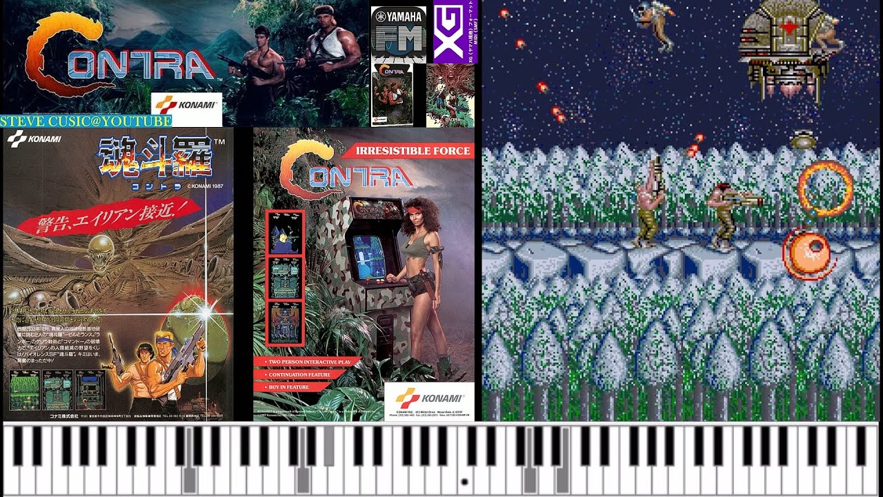 Contra Music Remake - Snow field - FM/XG-MIDI - YouTube